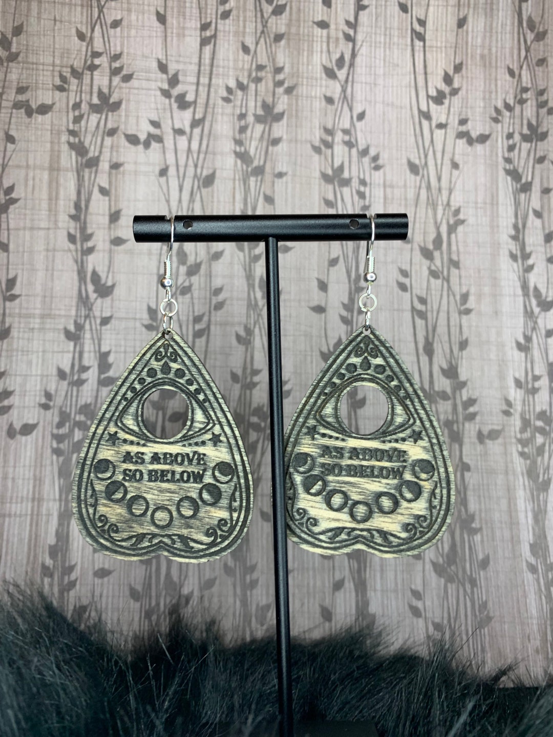 As Above so Below Ouija Planchette Earrings - Etsy