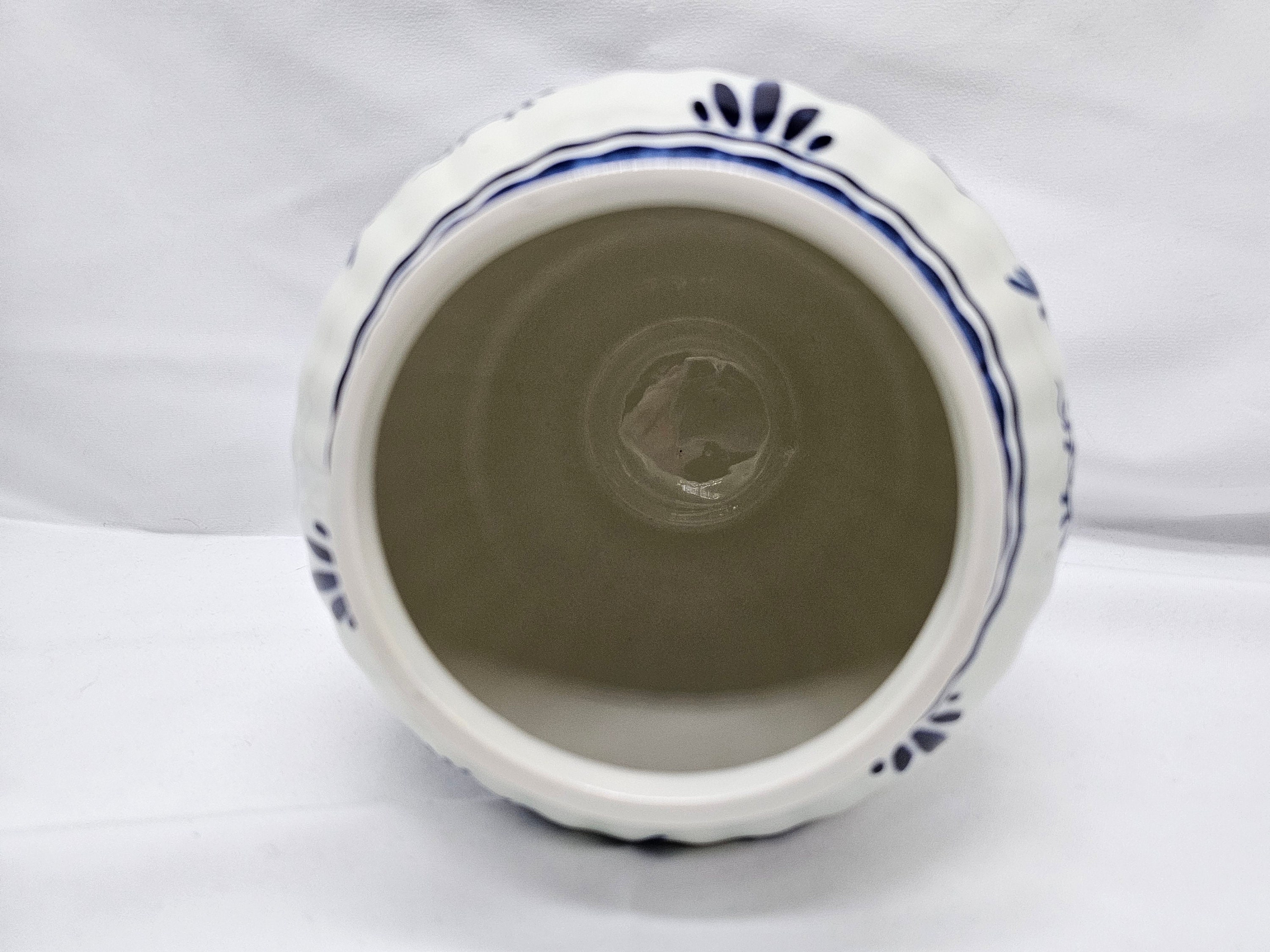 Mid-century Blue & White Delft Ginger Jar - Etsy