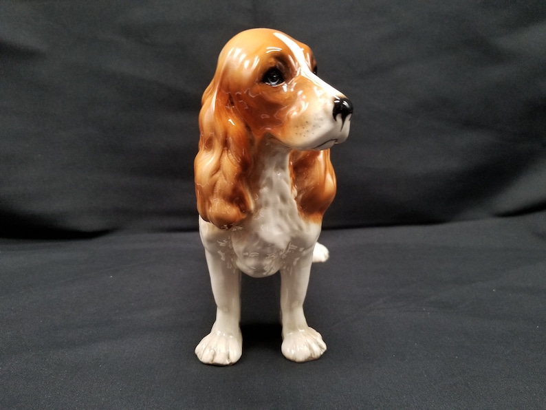 Vintage Large Coopercraft Cocker Spaniel Hand Painted Figurine - Etsy