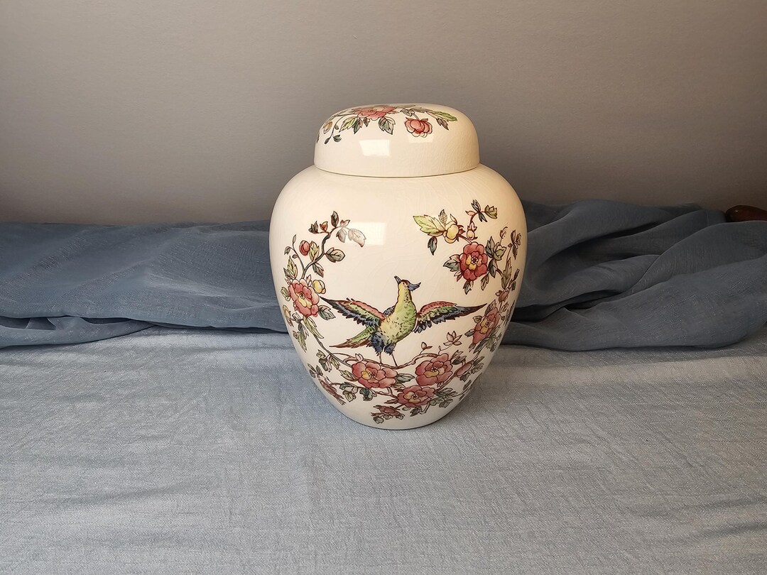 Crown Devon Ginger Jar Produced for Exclusive China Co Inc New York - Etsy