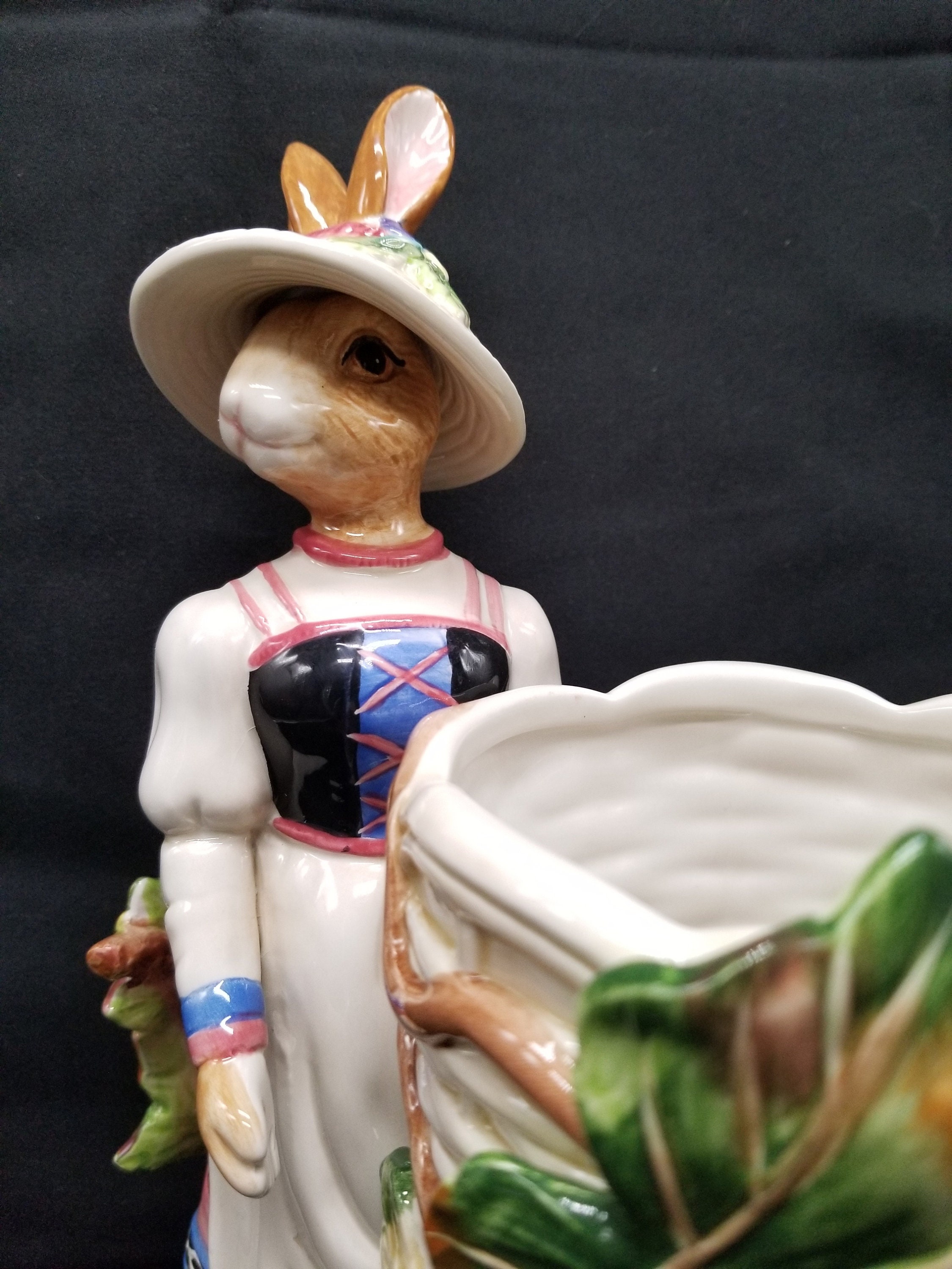 Fitz & Floyd Classics Old World Rabbit Vase - Etsy