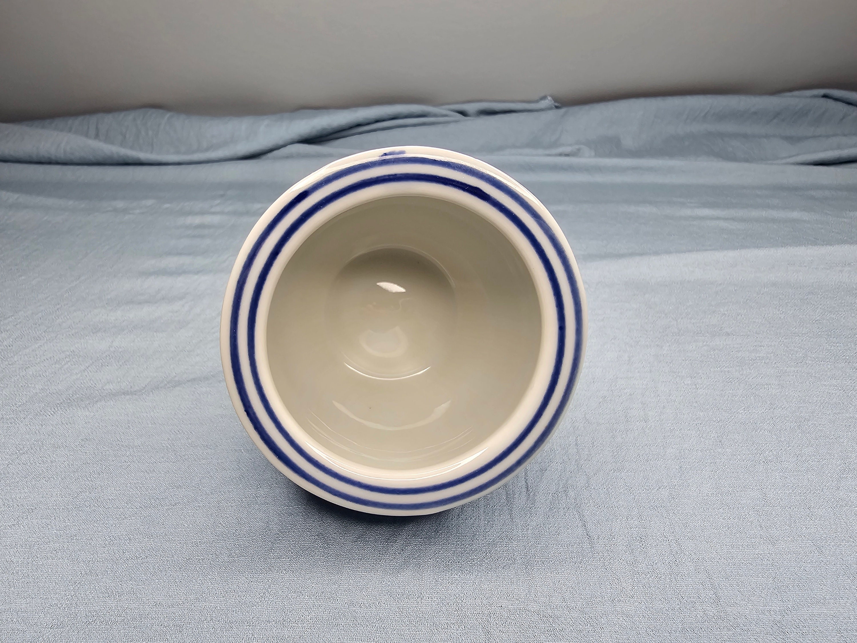 Blue & White Chinoiserie Small Cache Pot - Etsy