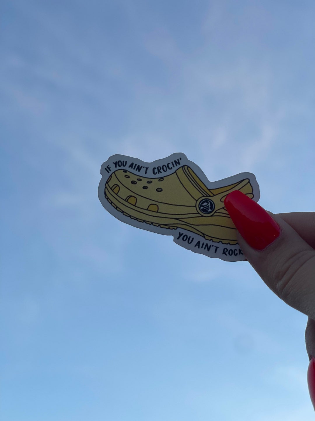 Croc Sticker, Color Sticker, Shoe Sticker, Water Bottle Sticker, Boy ...