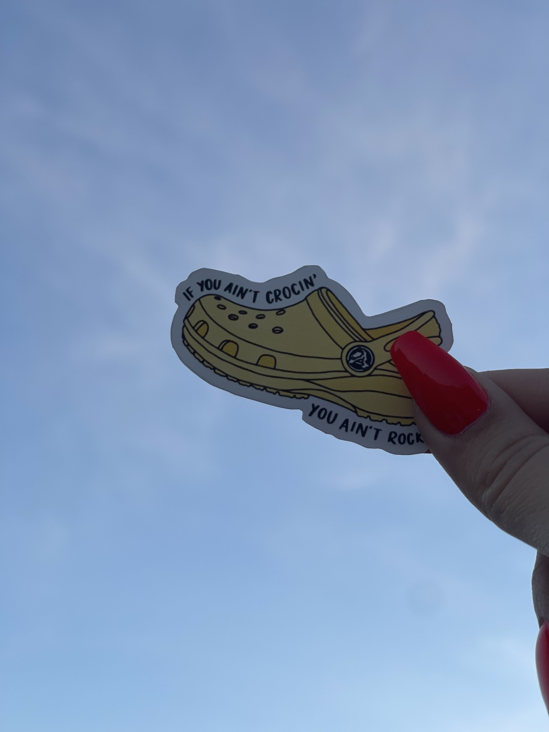 Croc Sticker, Color Sticker, Shoe Sticker, Water Bottle Sticker, Boy ...