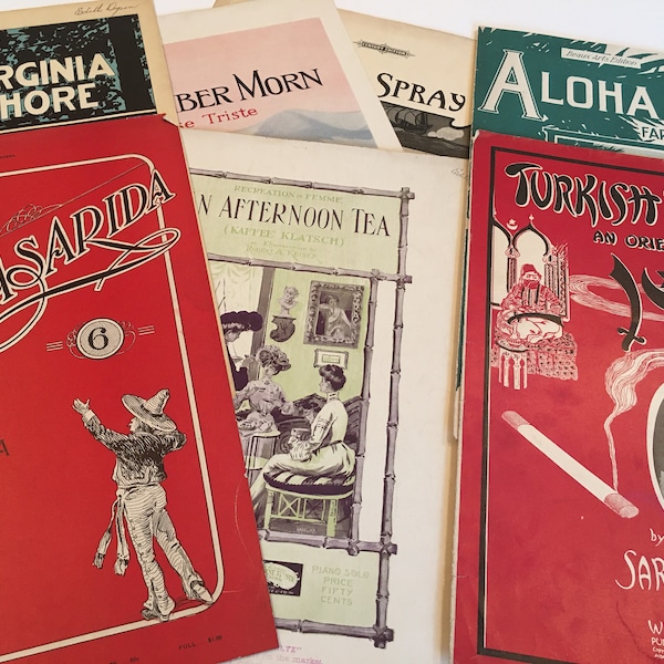 Sheet Music Cover - Etsy