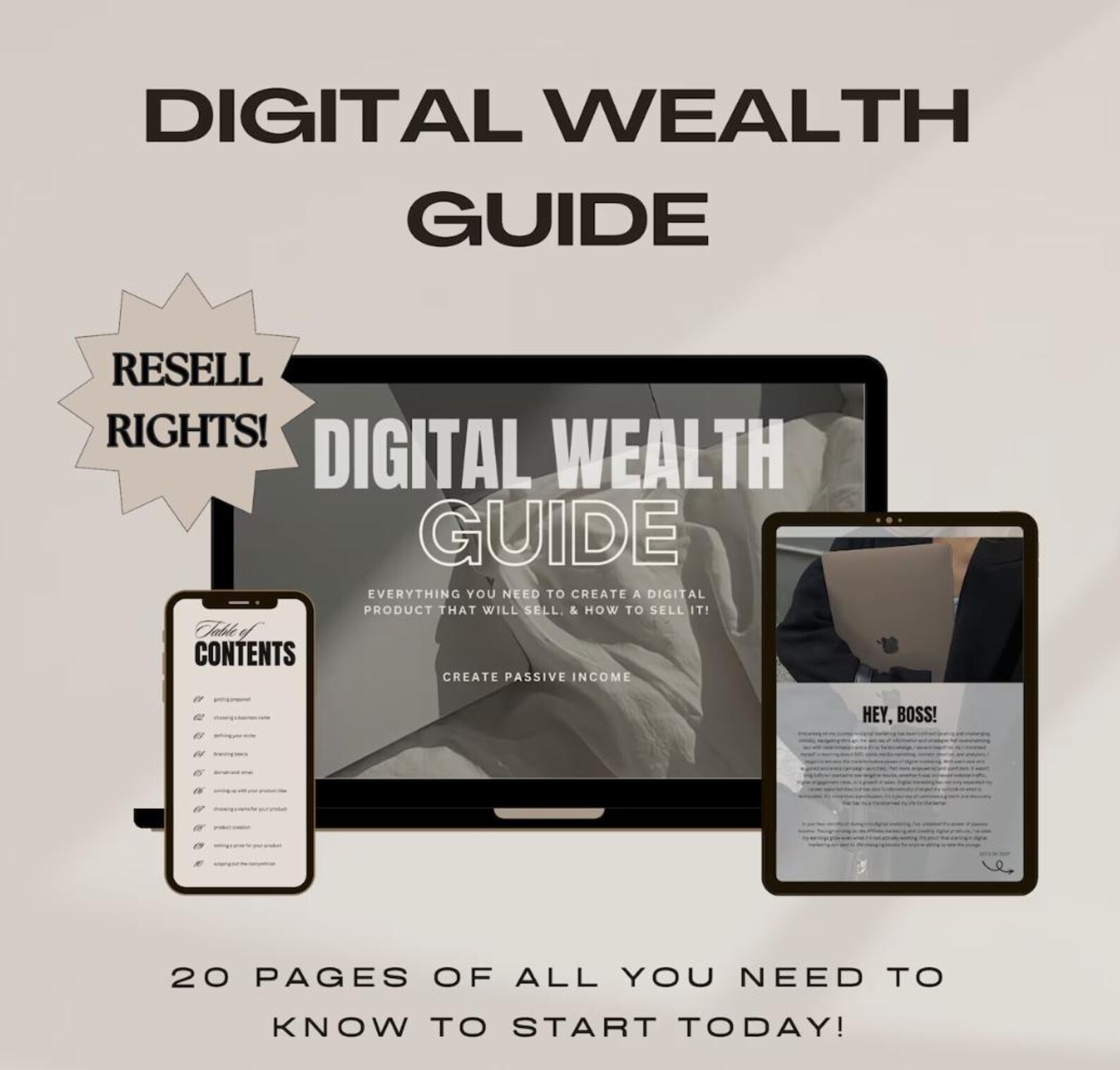 DWA Digital Wealth Academy Sneak Peek - Lead Magnet Template - Freebie ...