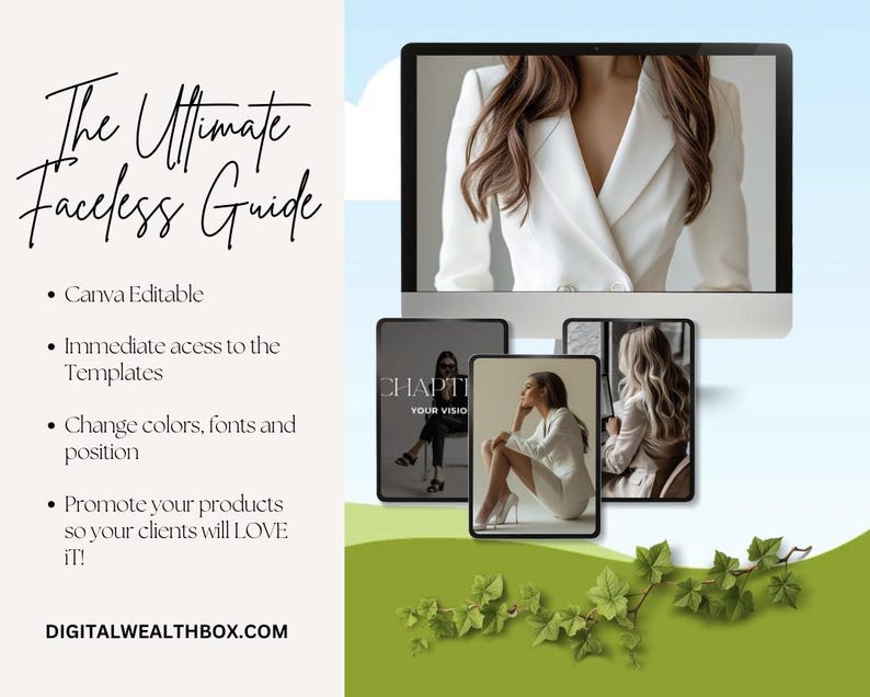 The Ultimate Faceless Income Guide, Digital Download for Passive Income ...