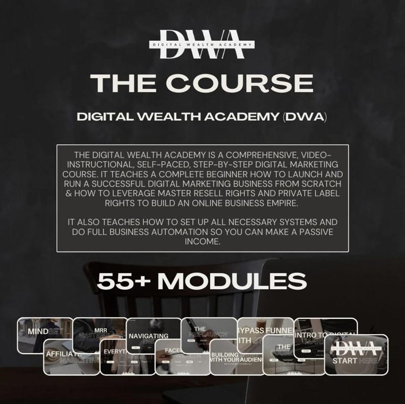 DWA Digital Wealth Academy Sneak Peek - Lead Magnet Template - Freebie ...