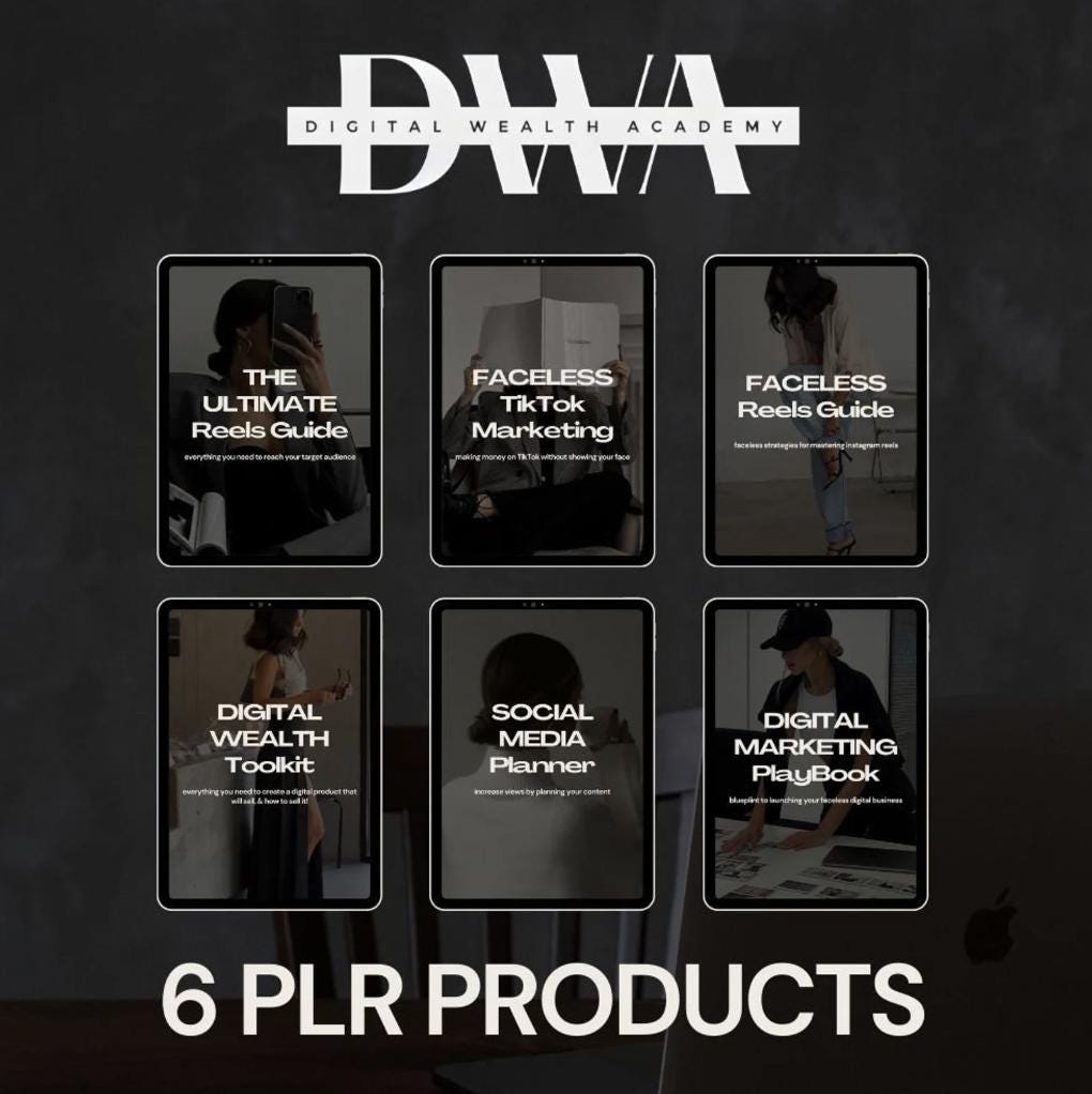 DWA Digital Wealth Academy Sneak Peek - Lead Magnet Template - Freebie ...