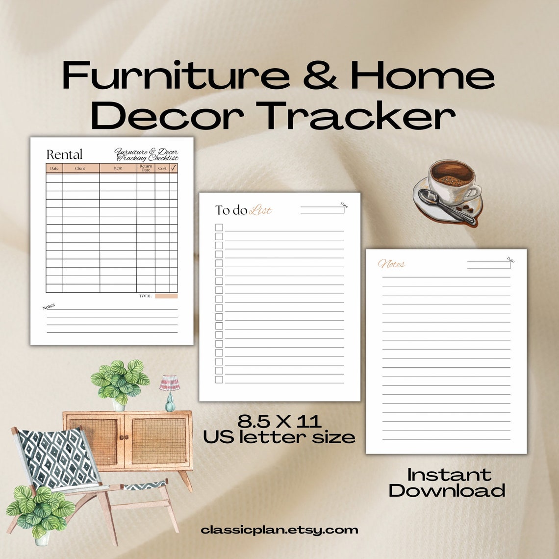 Home Staging Rental Tracker Form Stagers Checklist Home - Etsy