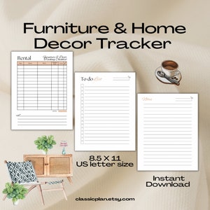 Home Staging Rental Tracker Form Stagers Checklist Home - Etsy