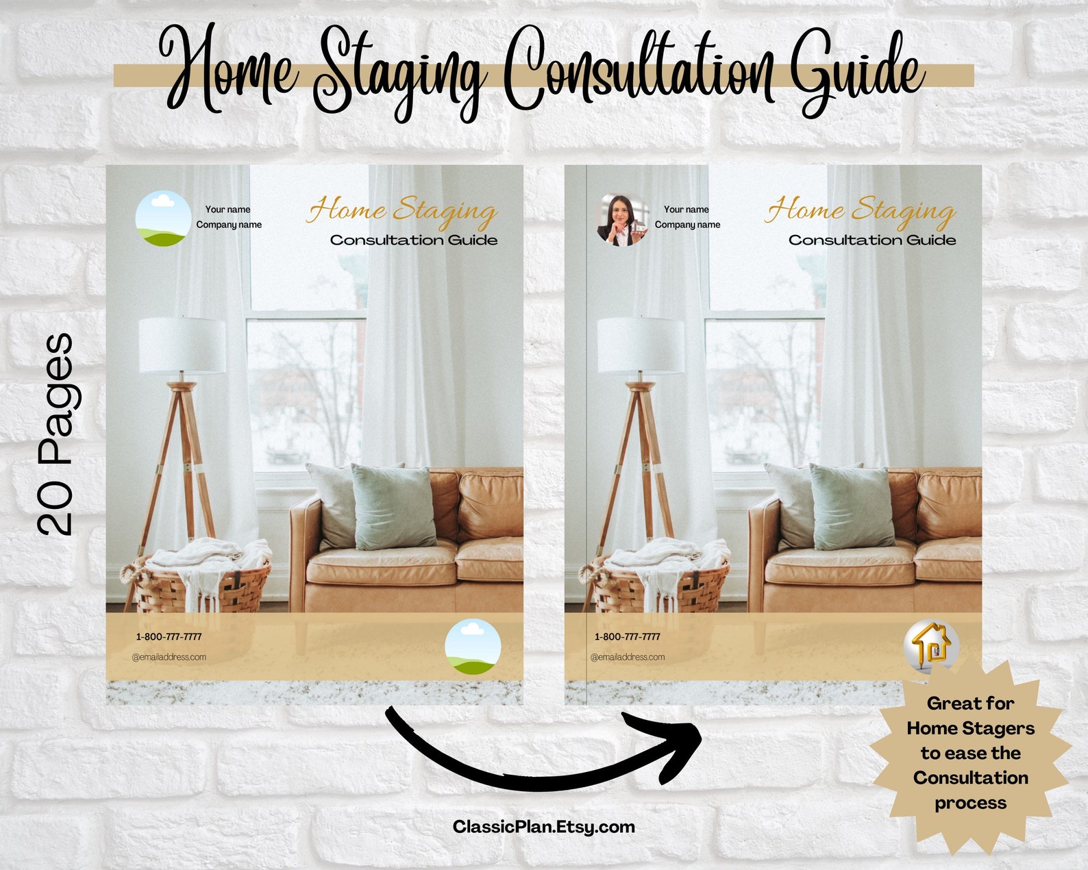 HOME STAGING Guide & Stager Consultation Forms Real Estate - Etsy