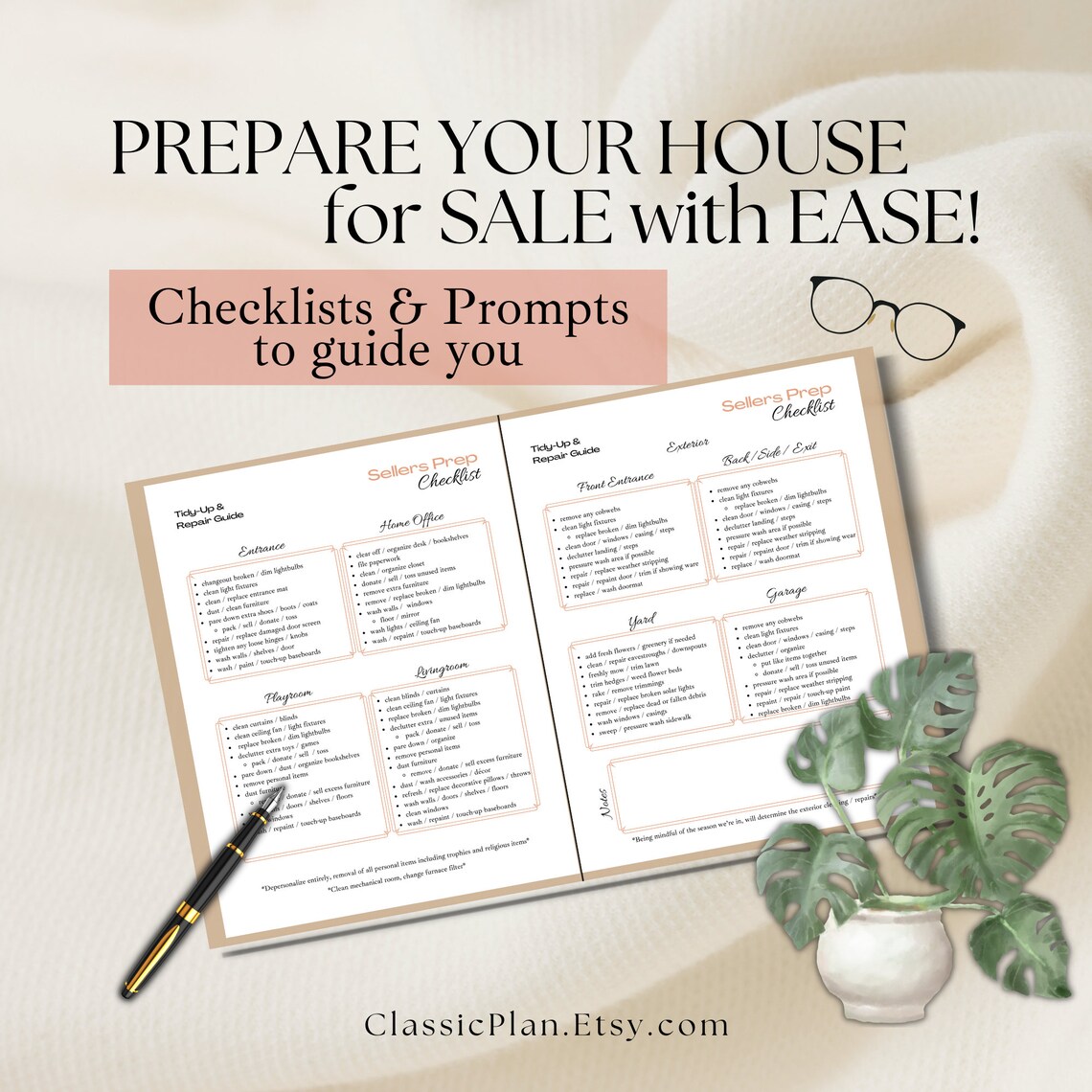 Home Staging Checklist, Tips & Prep Guide, Real Estate, DIY Home Seller ...