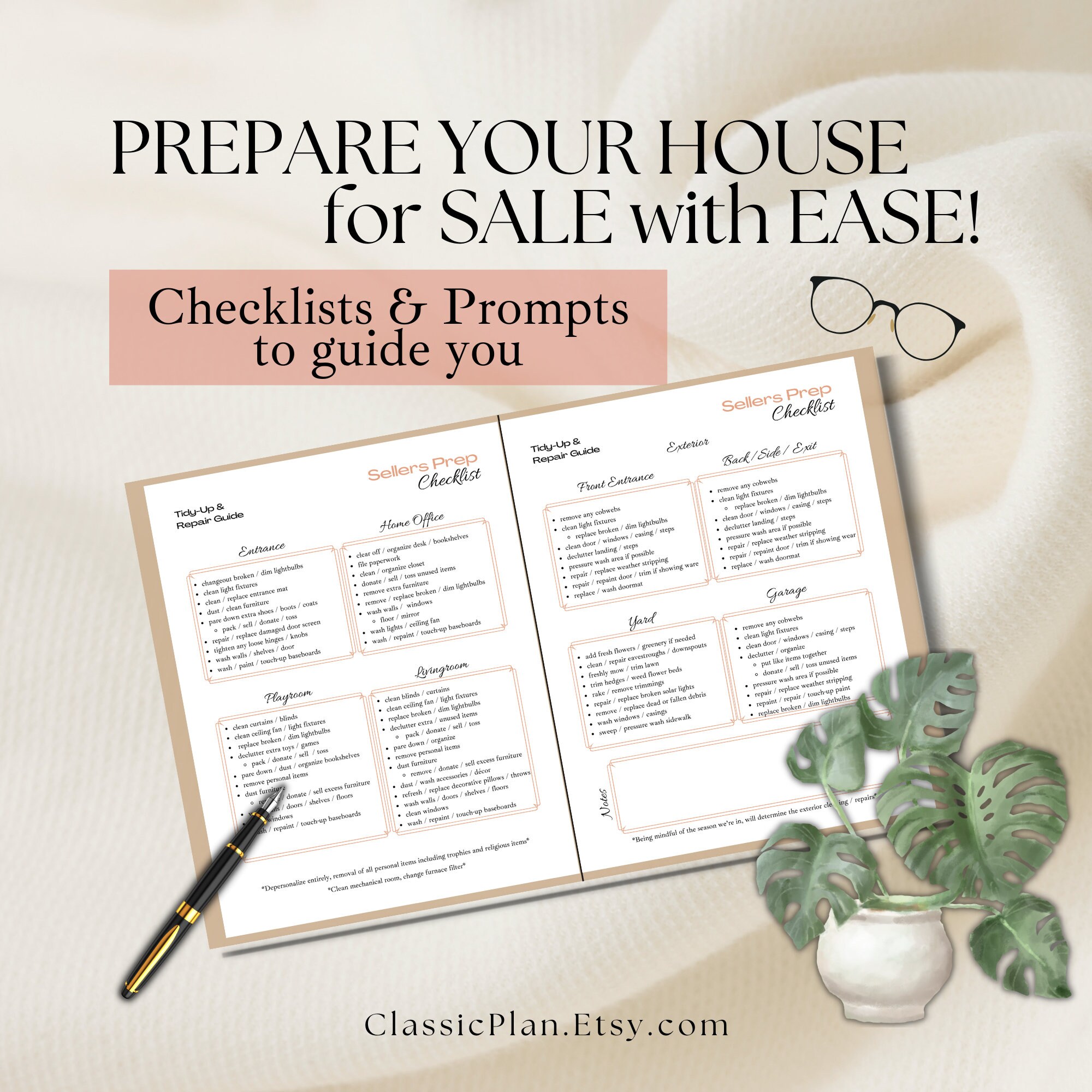 Home Staging Checklist, Tips & Prep Guide, Real Estate, DIY Home Seller ...