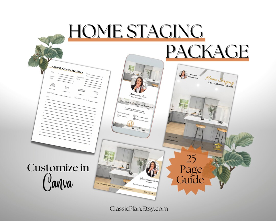 HOME STAGING GUIDE Consultation Report Forms & Stager Marketing Real ...