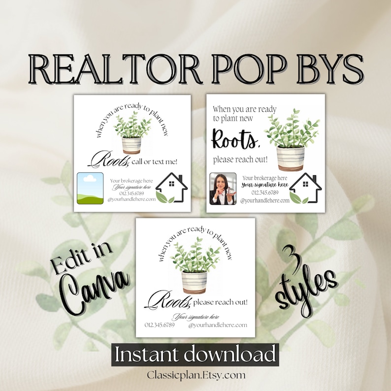 Pop by Tag Realtor Picture When You Are Ready to Plant New Roots Edit ...