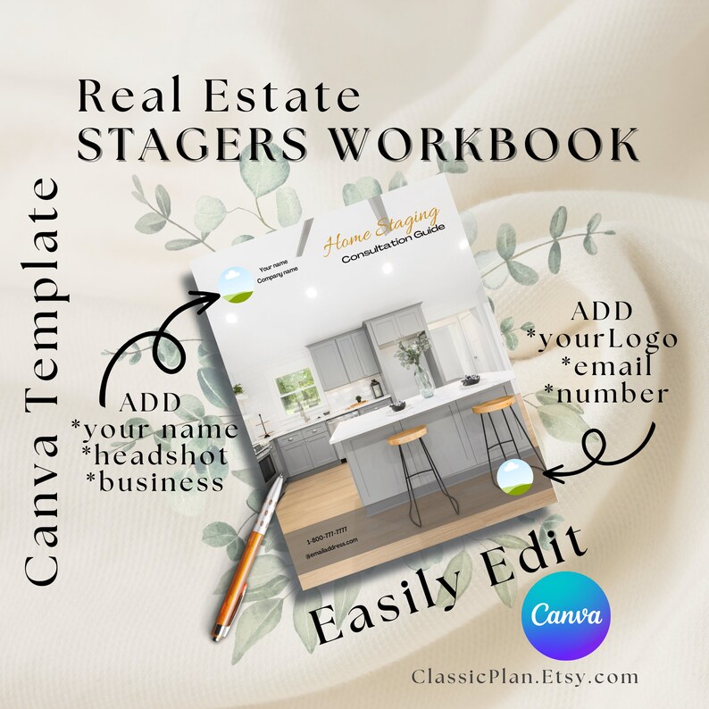 HOME STAGING Workbook & Stagers Consultation Report Forms - Etsy