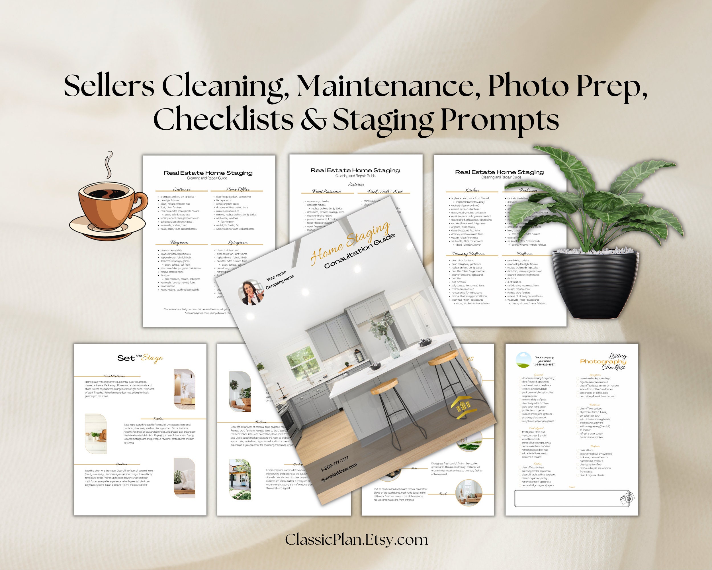 HOME STAGING GUIDE Consultation Report Forms & Stager Marketing Real ...