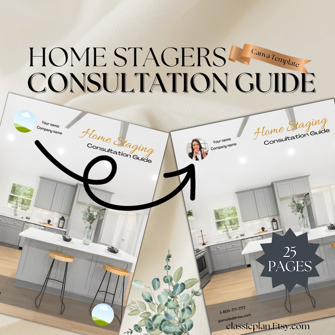 HOME STAGING Workbook & Stagers Consultation Report Forms, Pre-listing Sellers Checklist ...