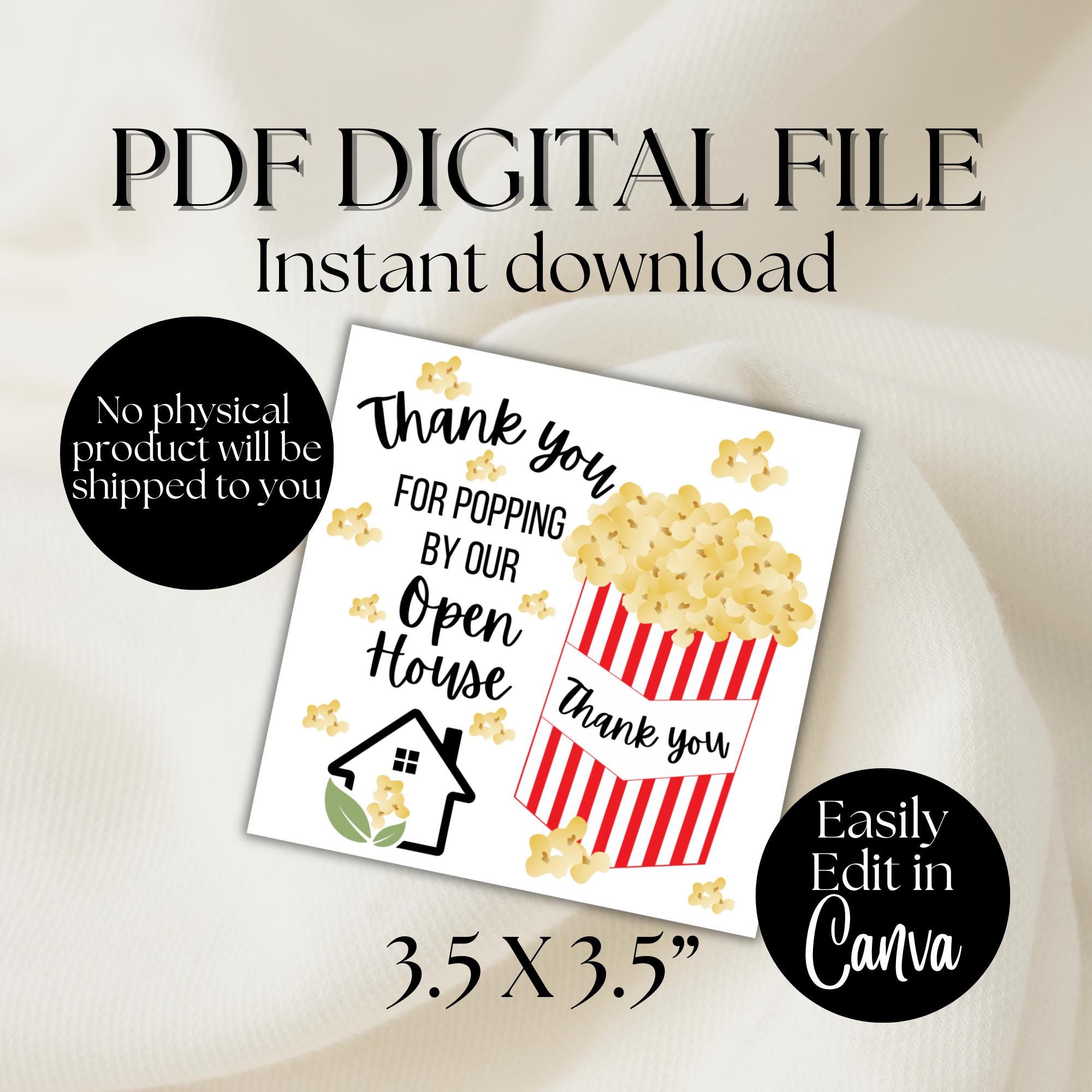 Popping by OPEN HOUSE Real Estate Popby Realtor Picture Edit Canva ...