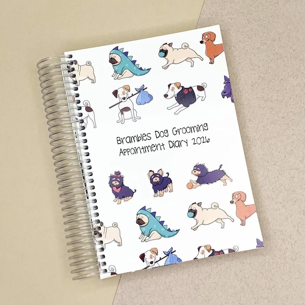 Dog on Cover A5 Diary - Etsy UK