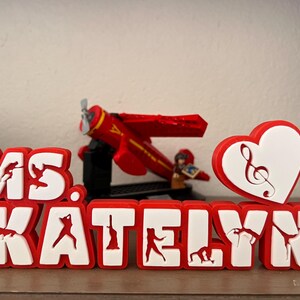 Custom Hip Hop Dance Name Plate | 3D Printed Personalized Decor - Etsy