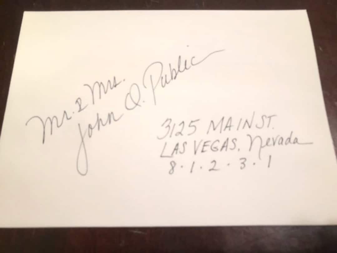 Custom Handwritten Envelopes, Cards, Letters - Etsy