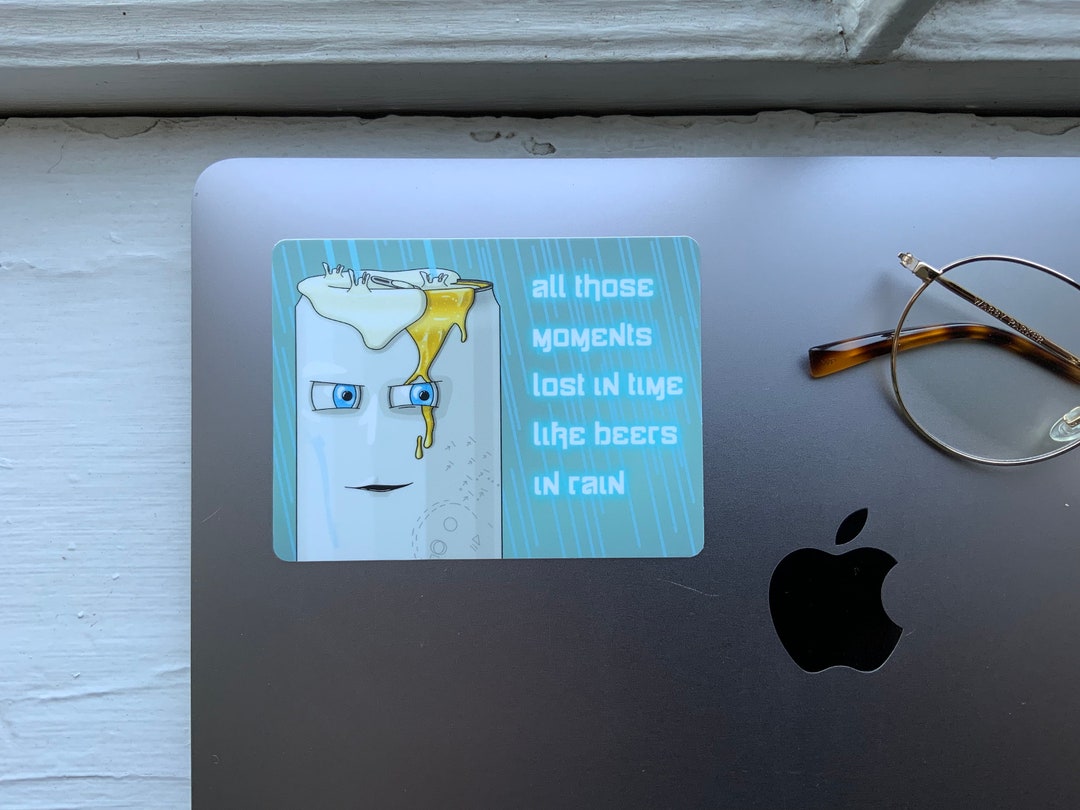 Blade Runner Sticker | Beer Laptop Sticker | Ridley Scott | Funny ...