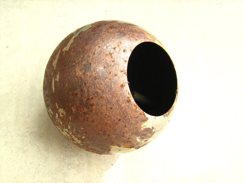 Vintage Rustic Metal Ball Table Centerpiece 9cm X 105cm Rusty - Etsy