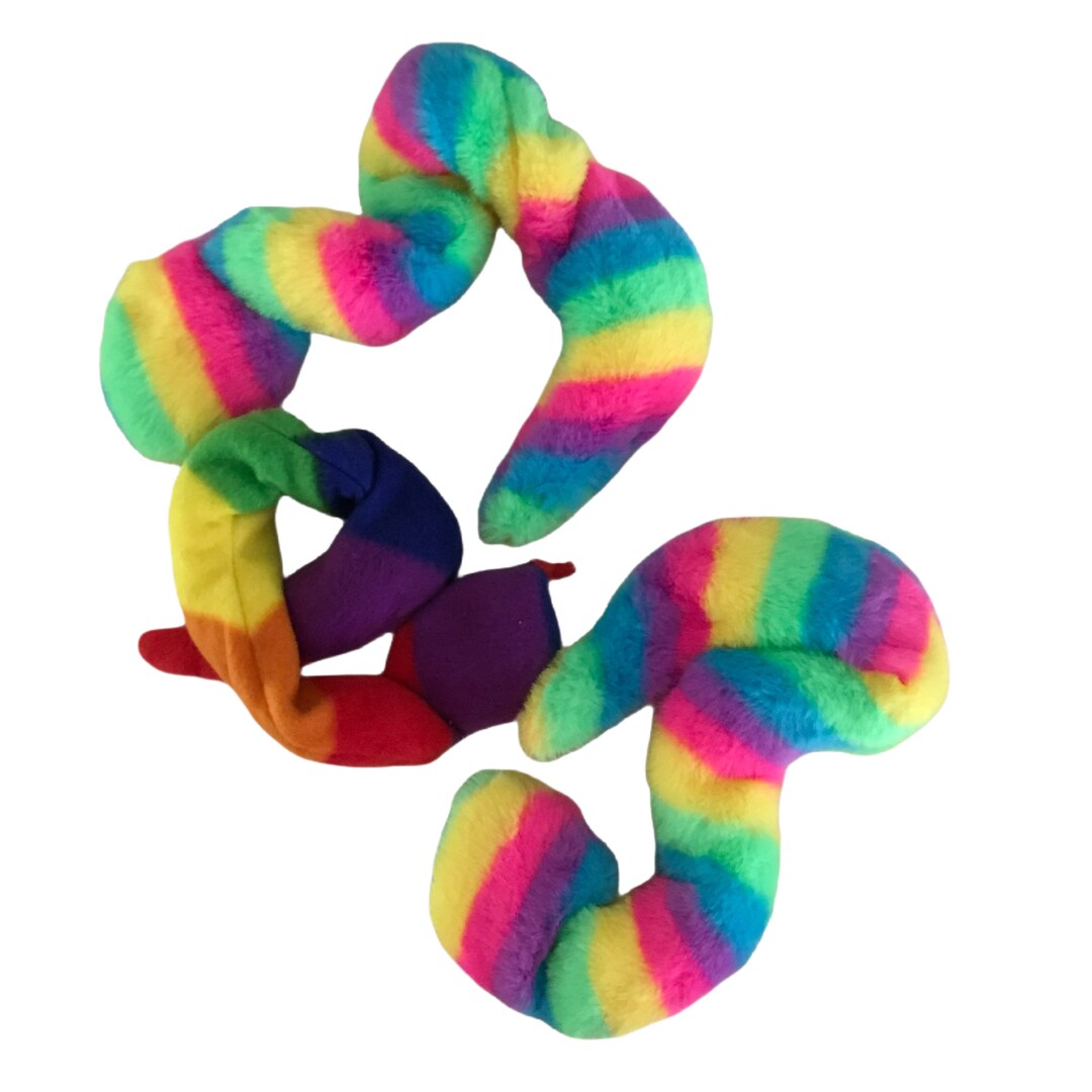 Neon Serpent Sensory Play Fidget, Rainbow Snake Sensory Toy, Montessori ...