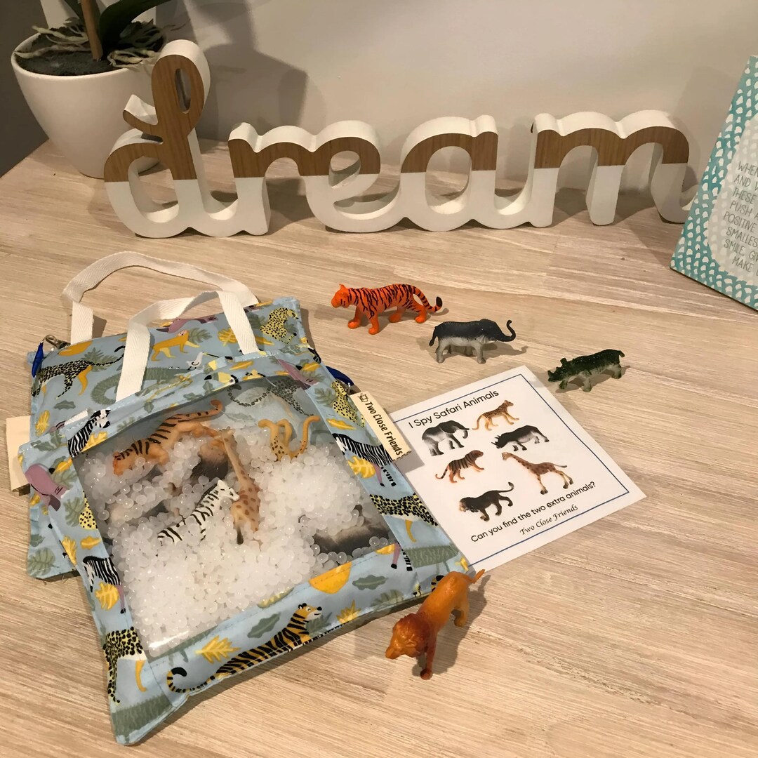 Safari Zoo Animals I Spy Buddy, I Spy Bag, Discovery Bag, - Etsy UK