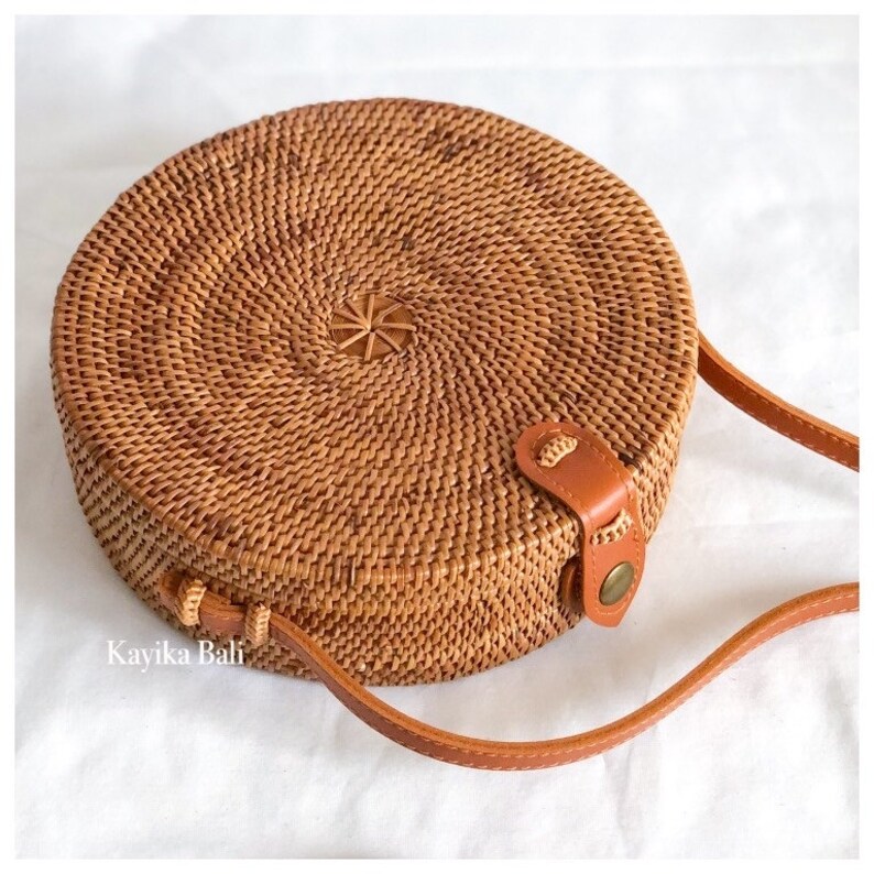 Natural Woven Rattan Bag Premium Rattan Shoulder Bag Summer - Etsy