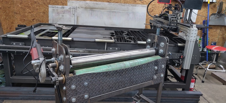 Plate Roller Plans to Build a 36" Wide Slip Roller - Etsy