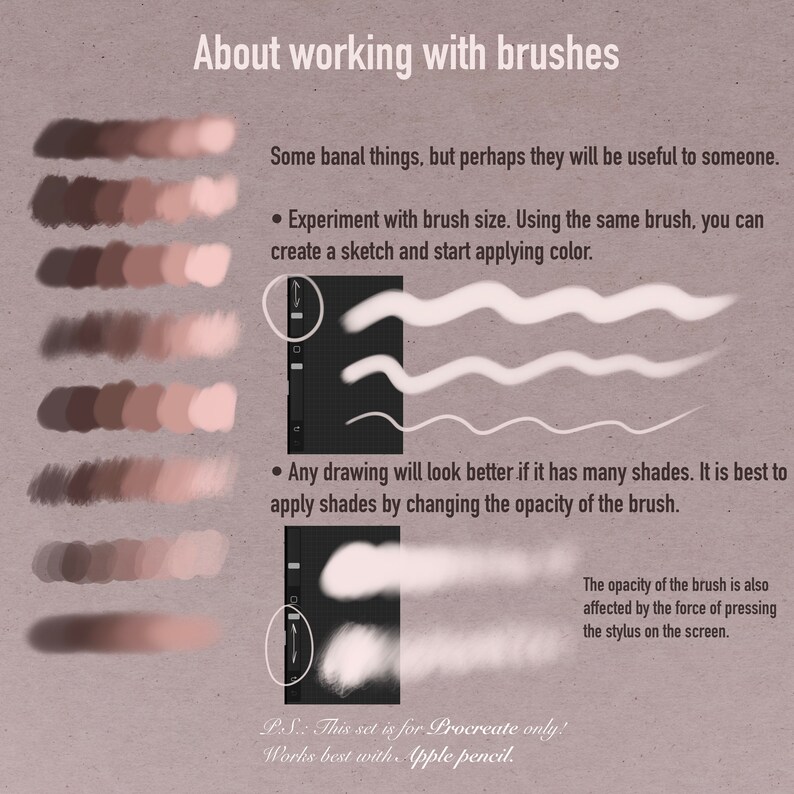 Smooth & Basic Brush Set for Procreate - Etsy