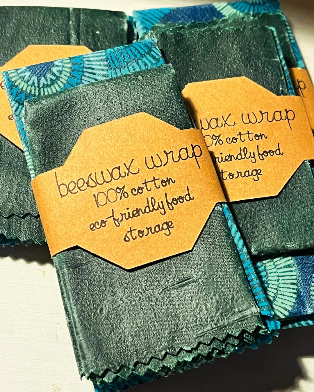 Beeswax Wrap Two Pack - Etsy