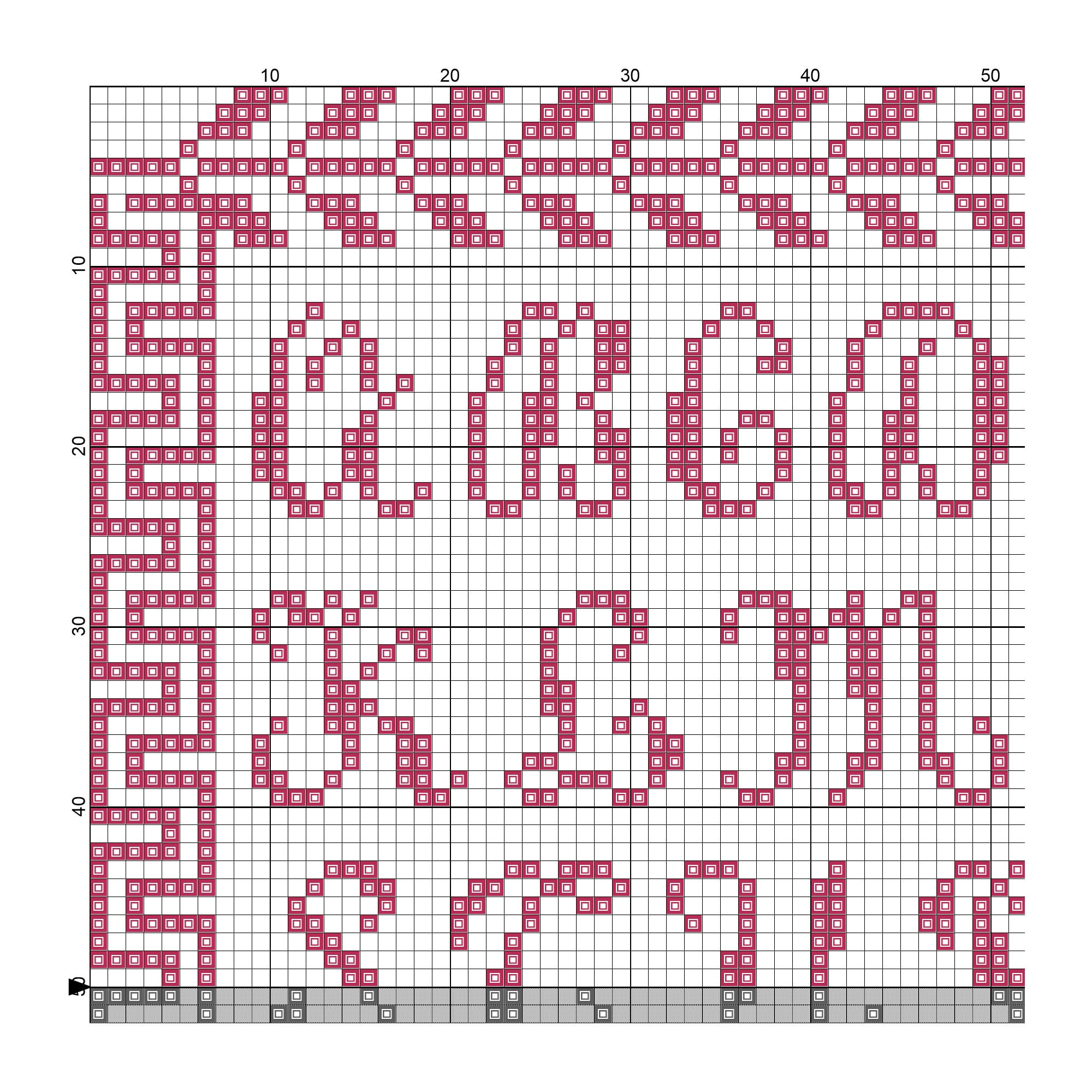 1892 M L French Red Alphabet Reproduction Sampler PDF Downloadable ...