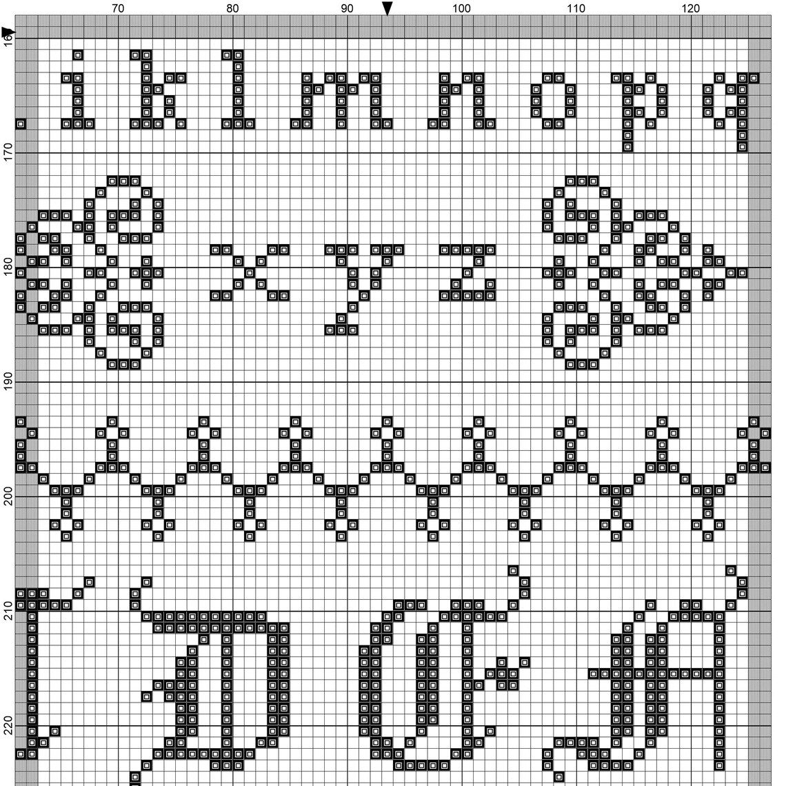 1861 Austrian Black Alphabet Reproduction Sampler Rosa Pranter ...