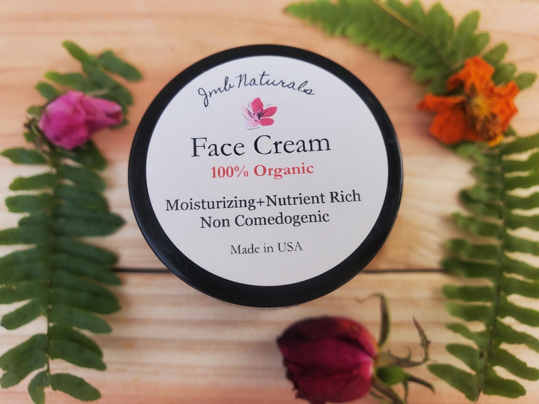 Organic Face Cream: Deeply Nourishing, Hydrating, Vegan Skincare Gift ...