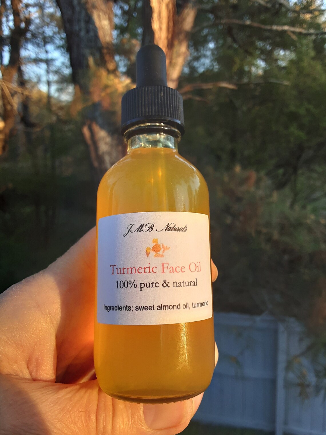 Organic Turmeric Infused Oil Facial Oil Skin Brightening - Etsy