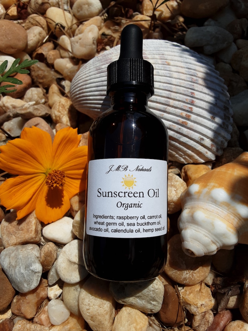 Organic Sunscreen Oil| Face & Body Oil| Natural SPF| Non Toxic - Etsy