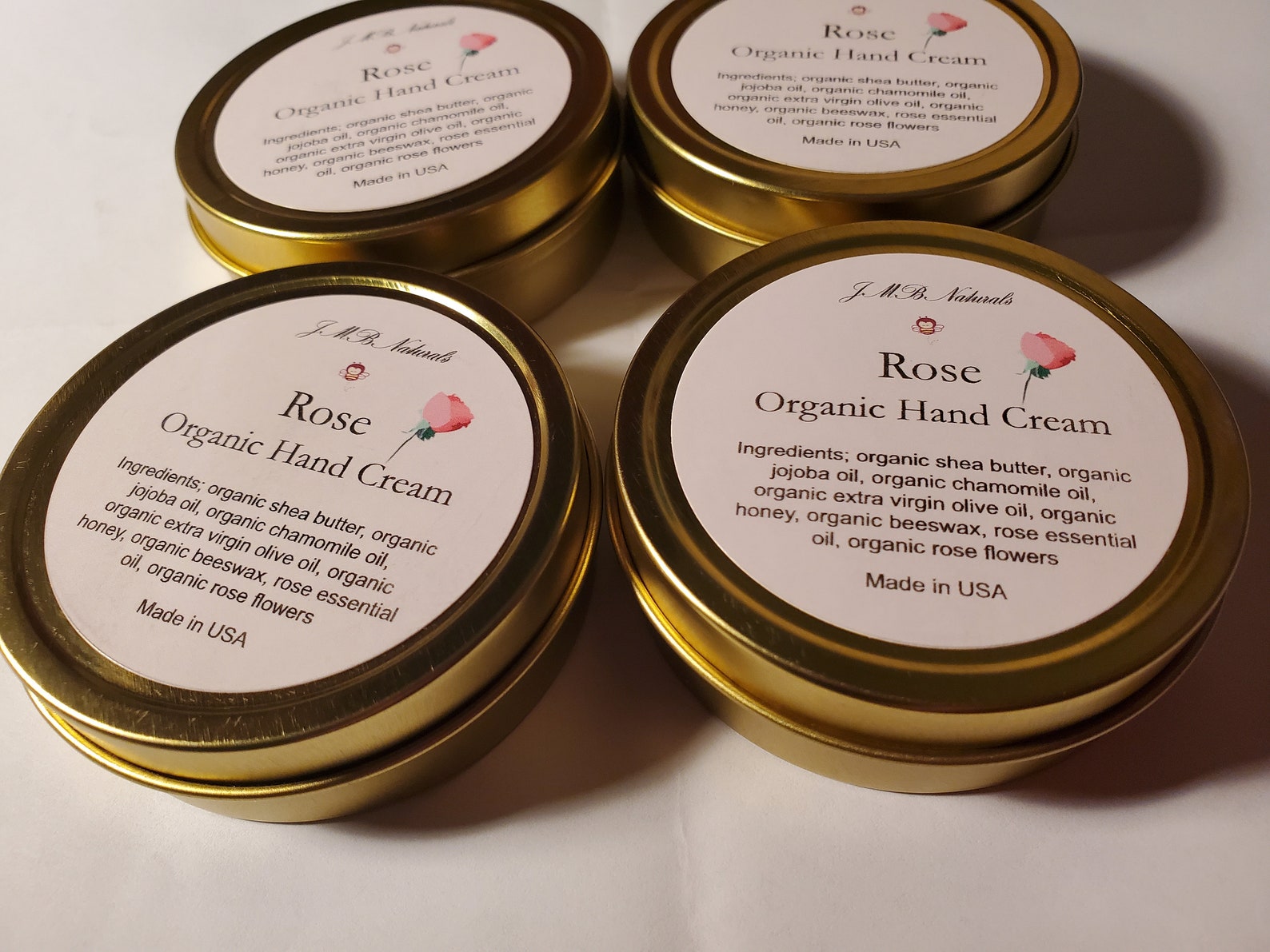 Organic Rose Hand Cream Hand Salve Intensive Repair Balm | Etsy