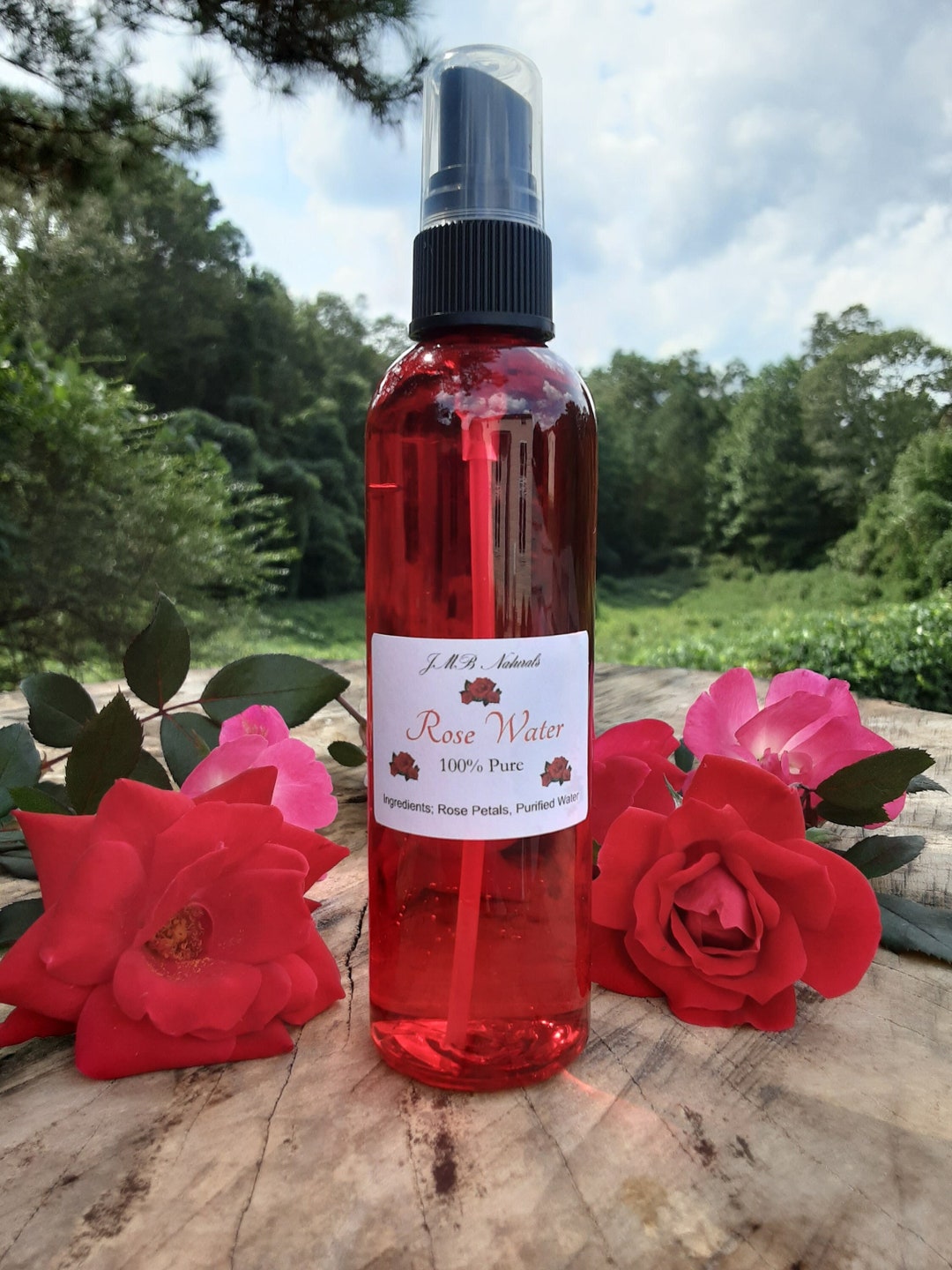 100% Pure Rose Water| Natural Skincare| Facial Toner - Etsy