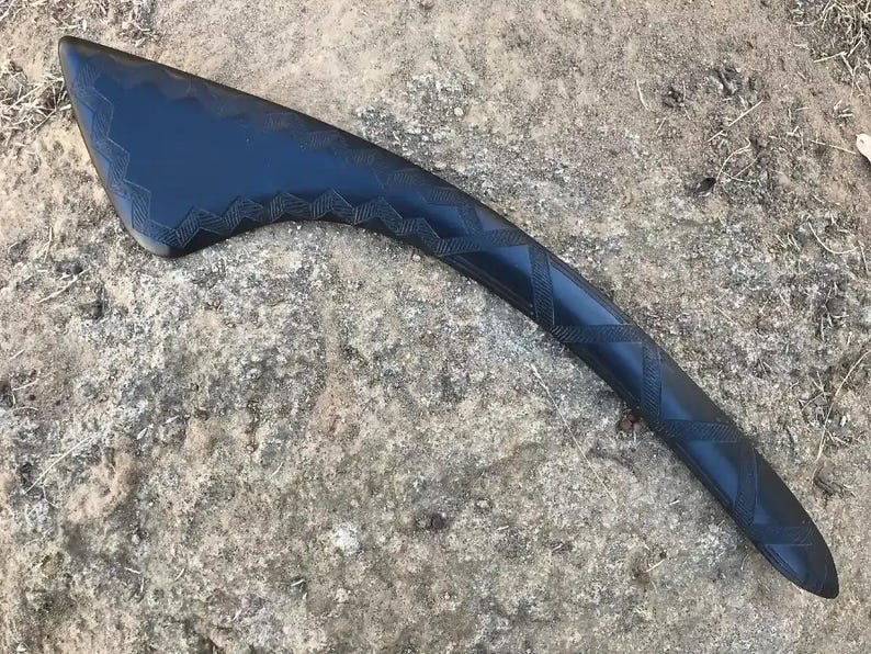 The Wedge: Polycarbonate Throwing Stick - Foraging Multi-tool - Etsy