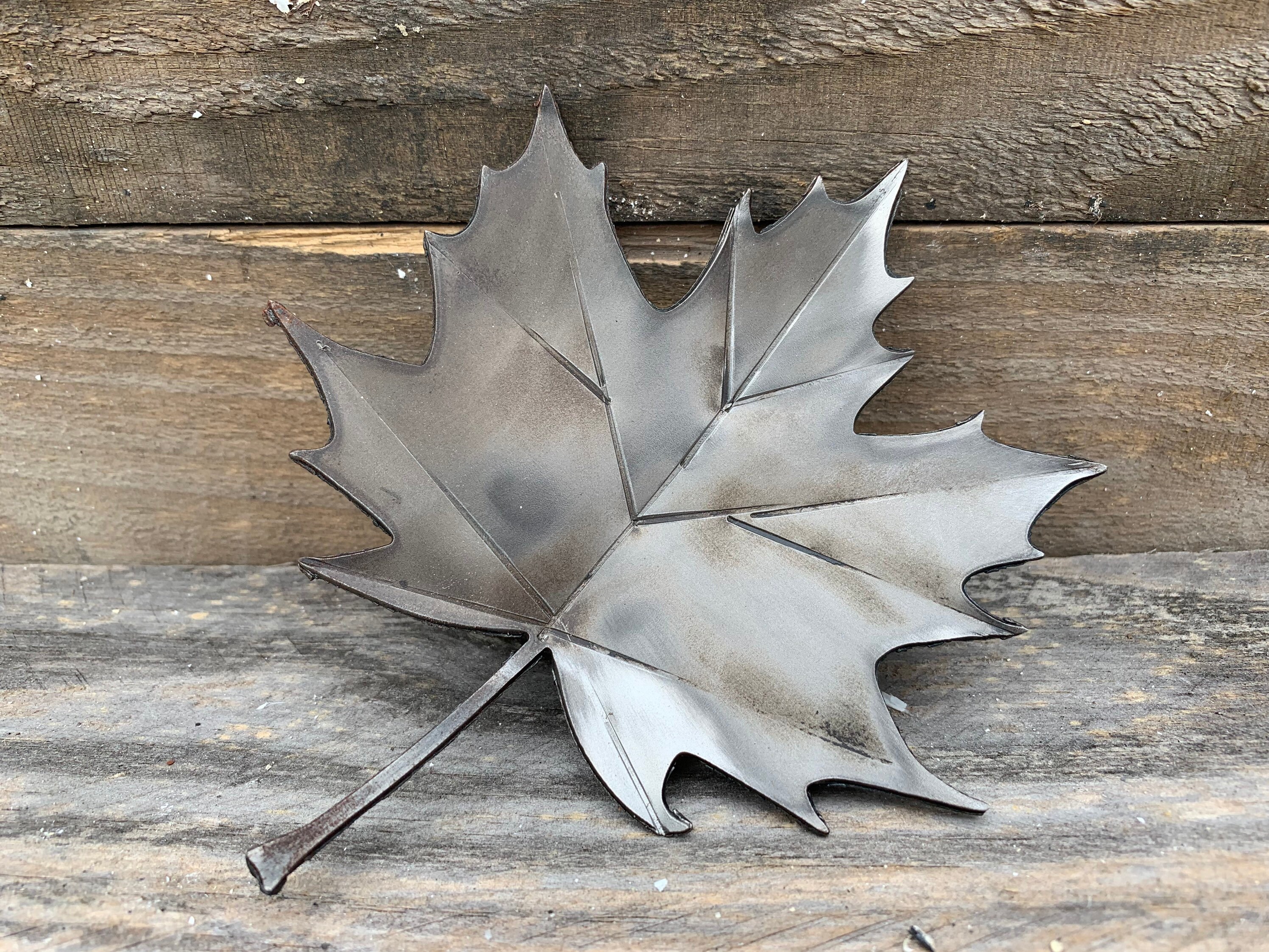 Metal Maple Leaf - Etsy
