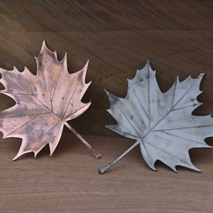 Copper Maple Leaf - Etsy
