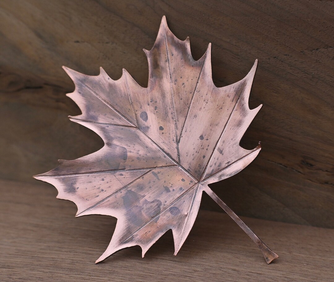 Copper Maple Leaf - Etsy