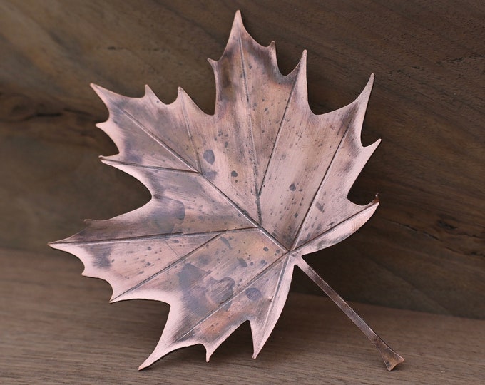 Copper Maple Leaf - Etsy