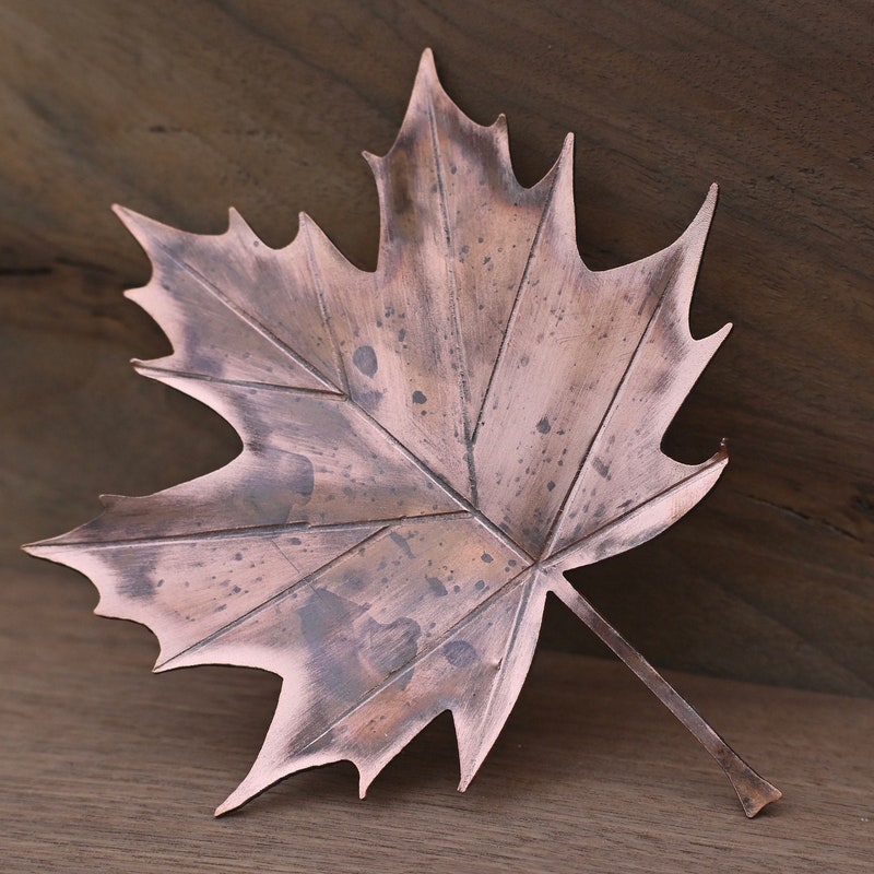 Copper Leaf - Etsy