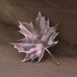 Copper Maple Leaf - Etsy