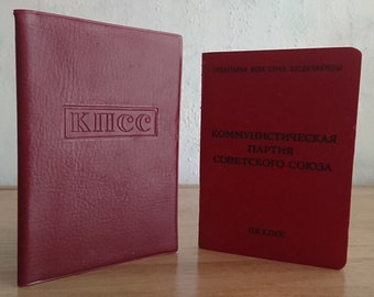 Soviet Union Id Card - Etsy